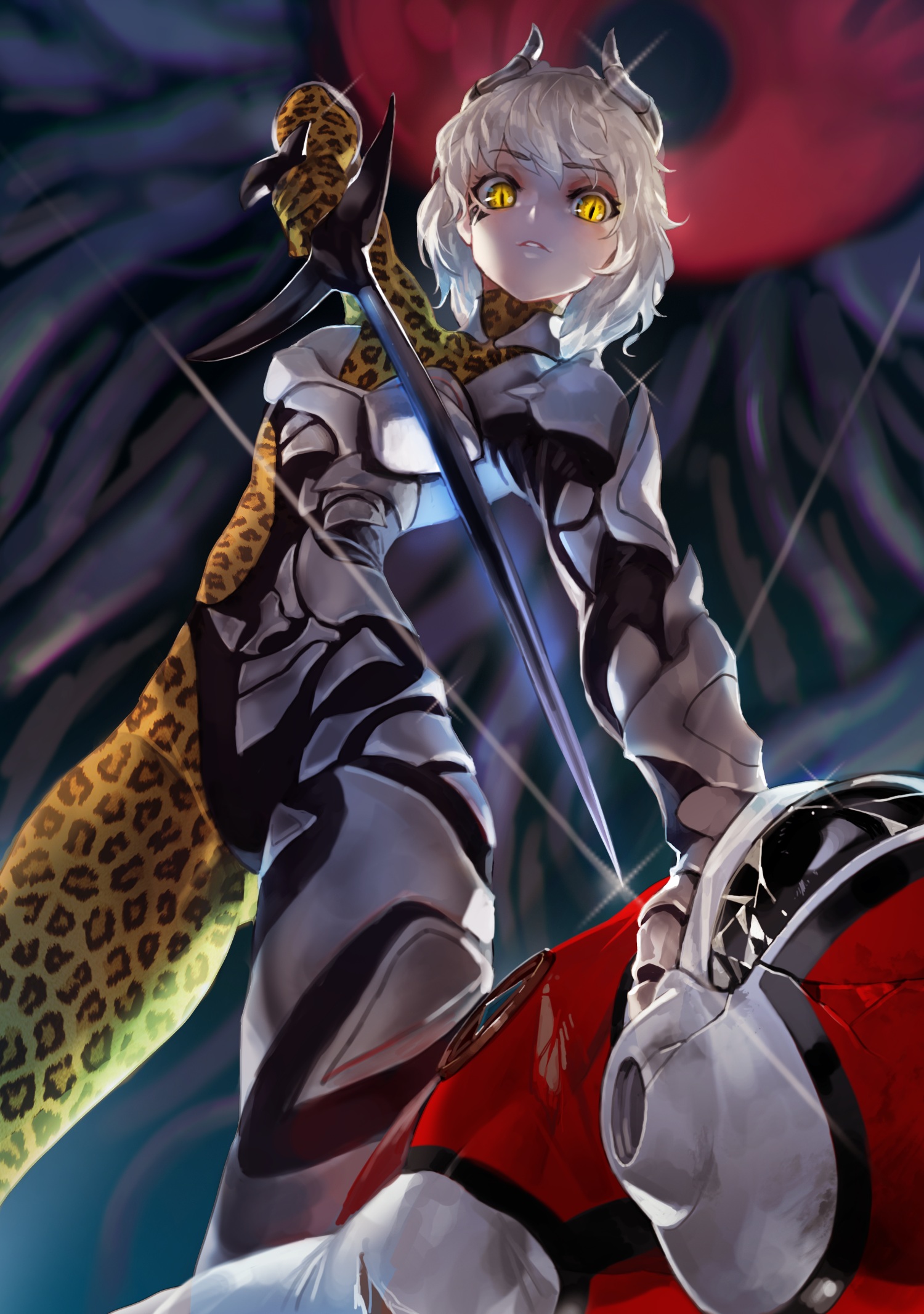 yd (orange maru) armor bodysuit horns weapon | #327082 | yande.re